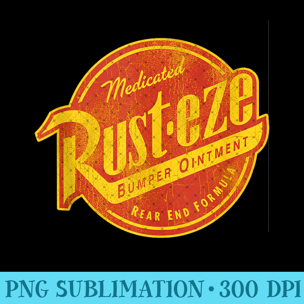 Disney Pixar Cars Vintage Rust-Eze Ointment - PNG Clipart | Inspire Uplift