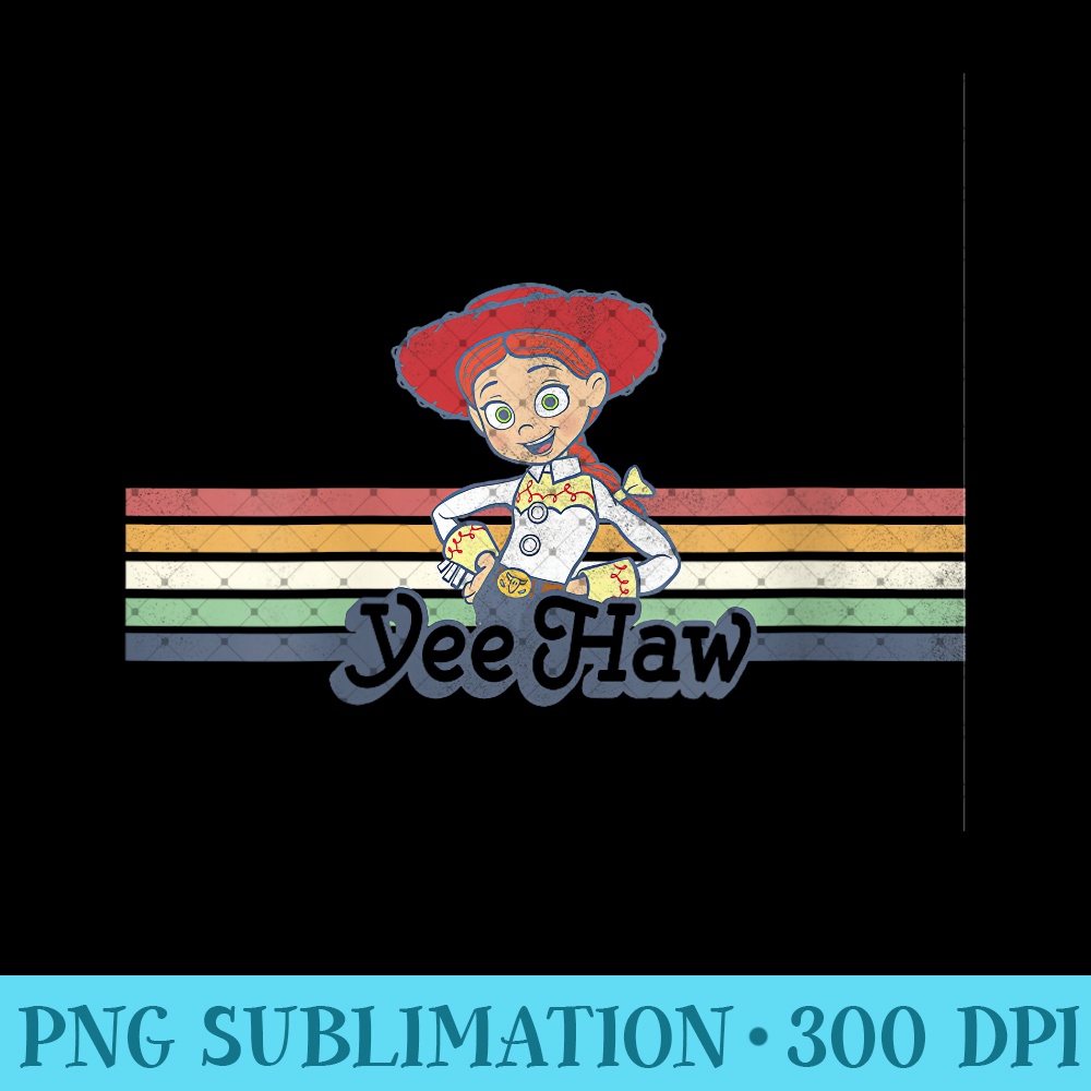Womens Disney Pixar Toy Story Jessie Cowgirl Rainbow Stripe | Inspire ...
