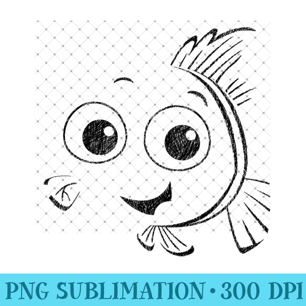 Disney Pixar Finding Nemo Cute Nemo Distressed Big Portrait | Inspire ...