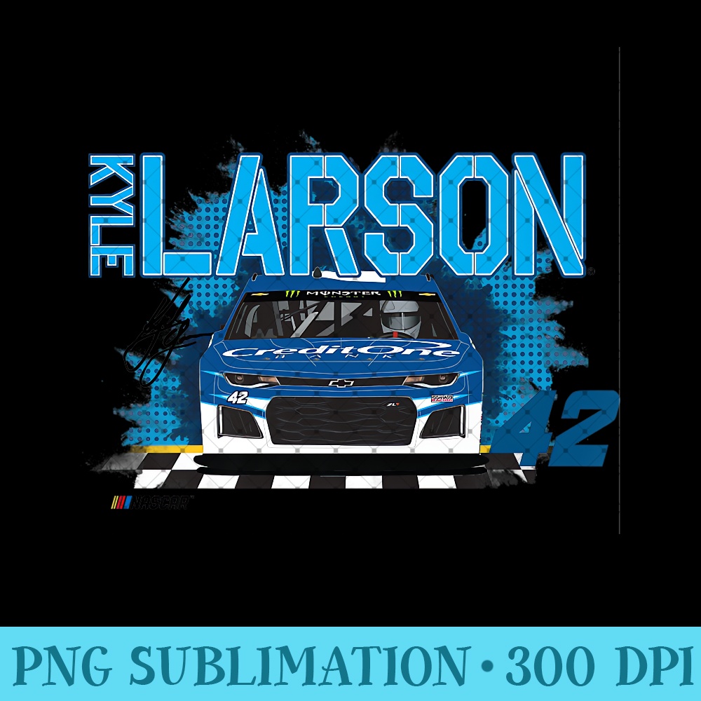 NASCAR - Kyle Larson - Racing Flags Premium - High Quality P | Inspire ...