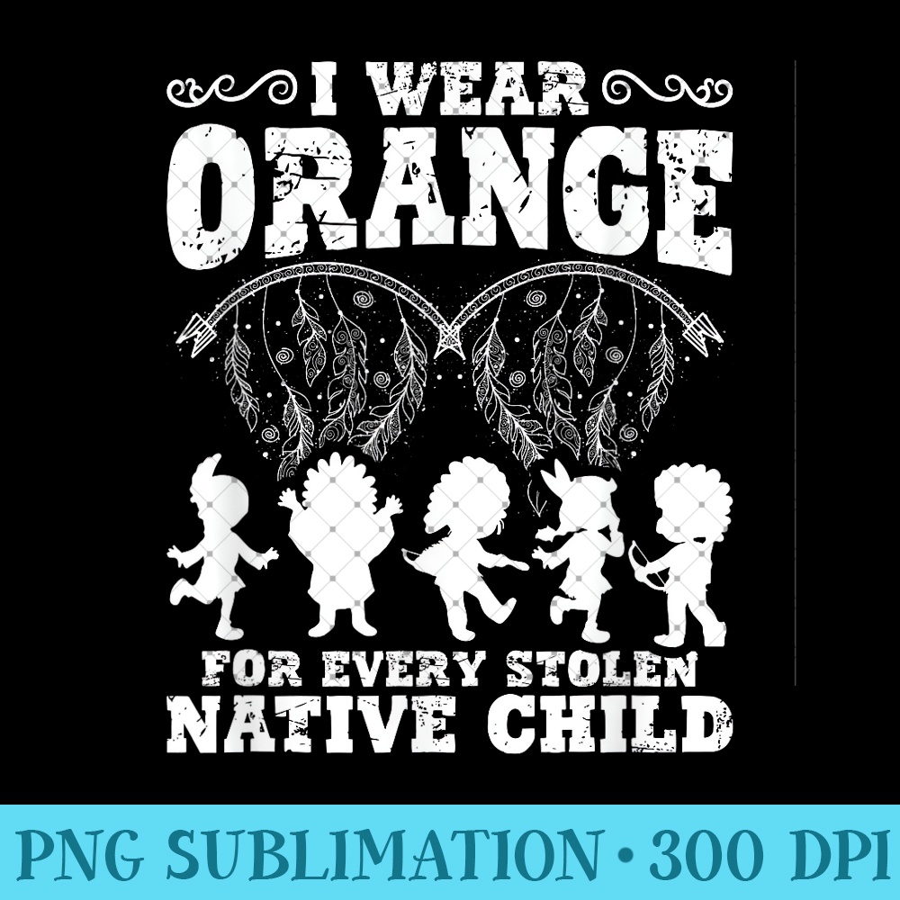 Indian Pride Native American Orange For Native Child - PNG A | Inspire ...