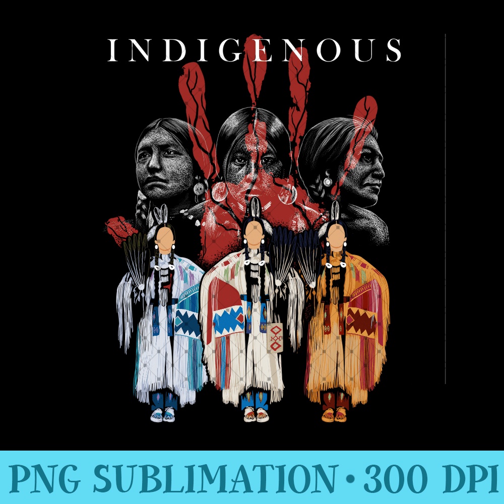 Native American Indigenous Red Hand Indian Blood Themed - PN | Inspire ...