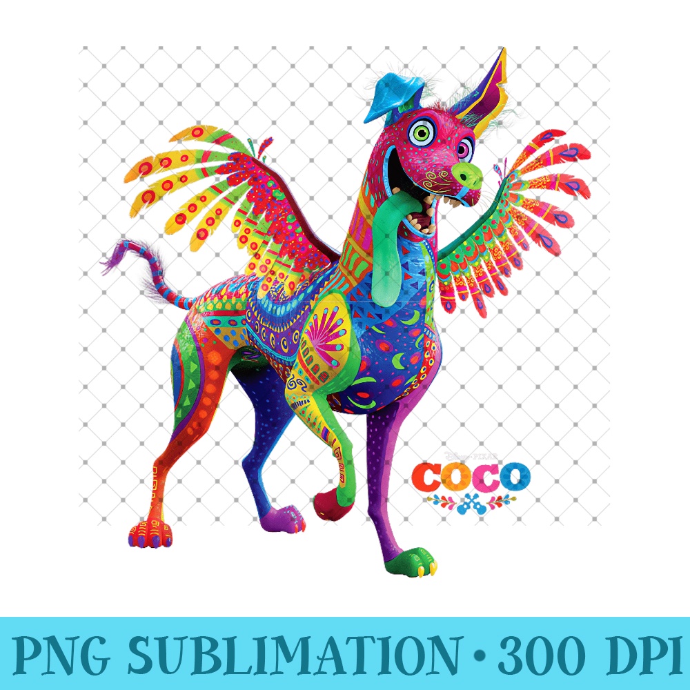 Disney PIXAR Coco Dante Alebrije Spirit Animal - Digital PNG | Inspire Uplift
