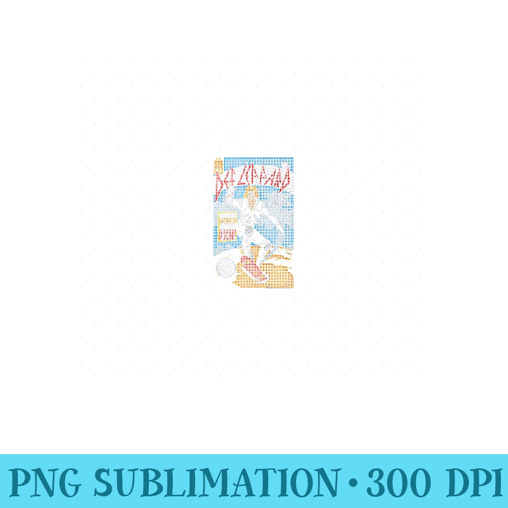 Def Leppard Comic - High Resolution PNG Designs - Inspire Uplift