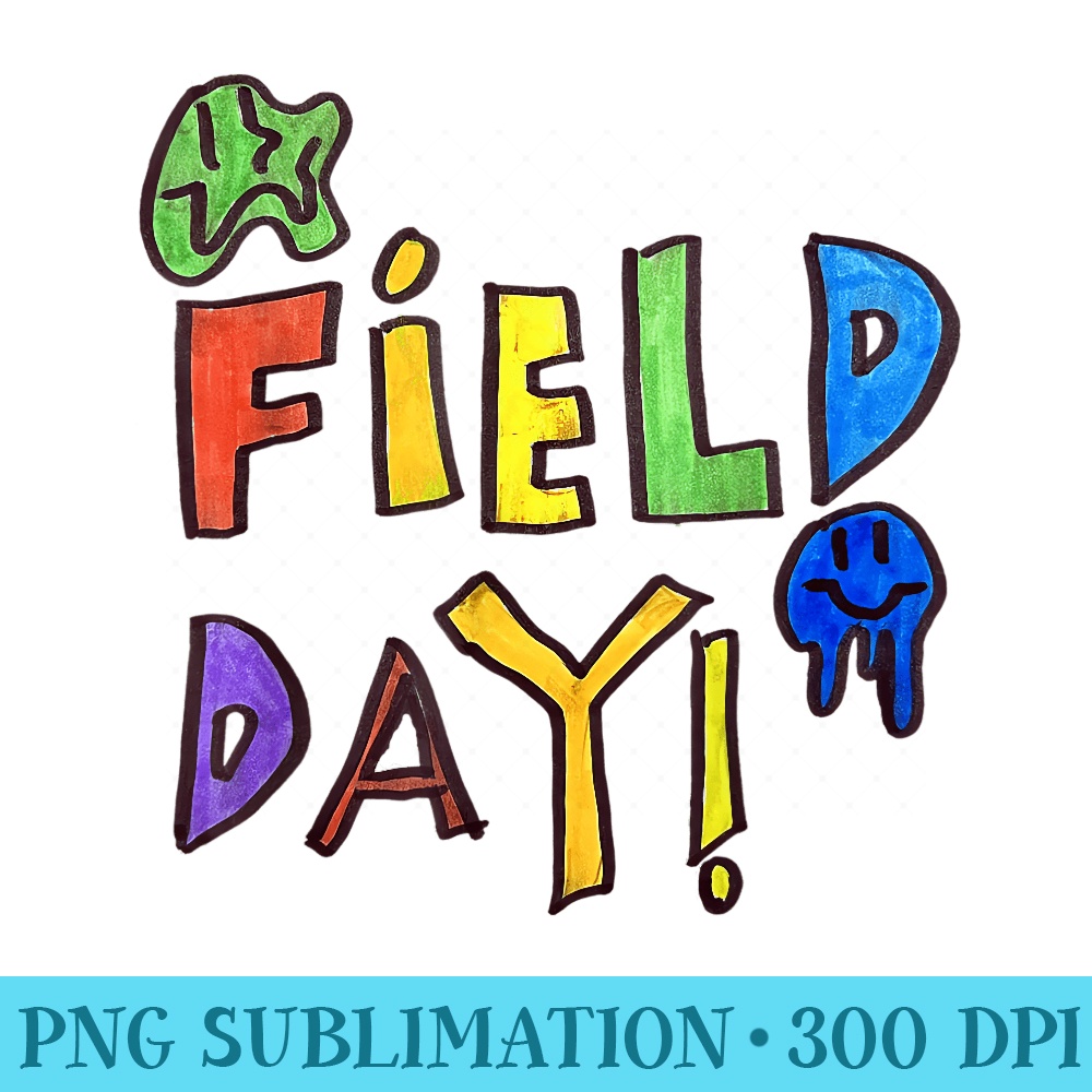 Field Day Drawing - High Resolution PNG Designs | Inspire Uplift