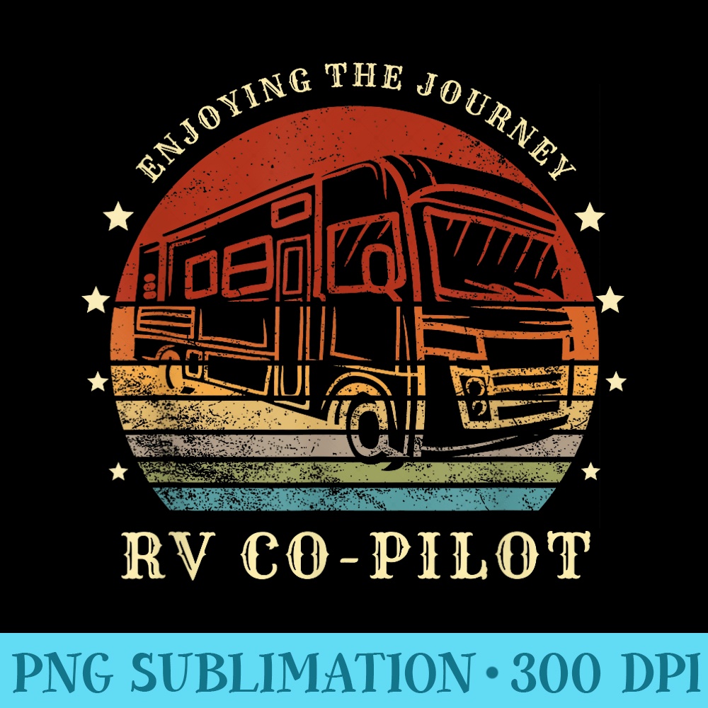 RV CoPilot Camping Funny Motorhome Camper Travel Vacation - | Inspire ...