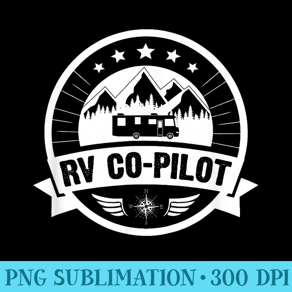 RV CoPilot Funny Motorhome RV Travel Tshirt for Women - Subl | Inspire ...