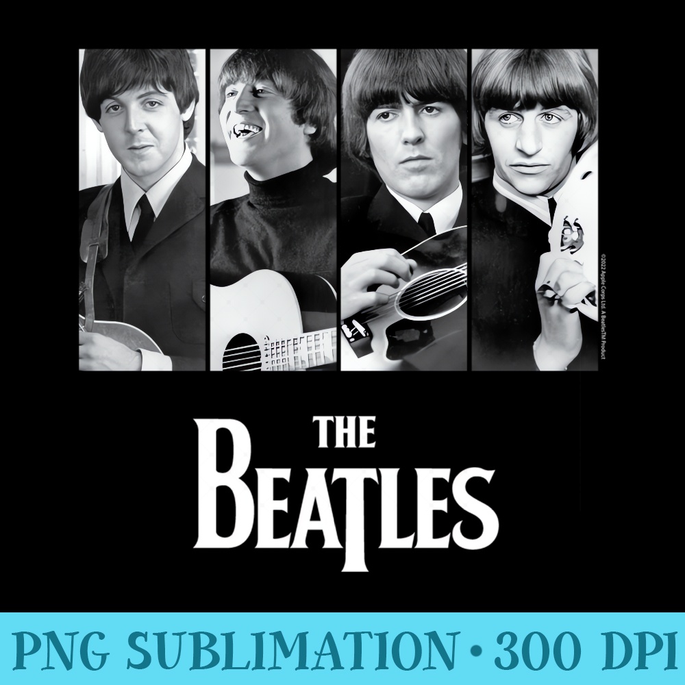 The Beatles - Individual Captures - PNG Design Files | Inspire Uplift