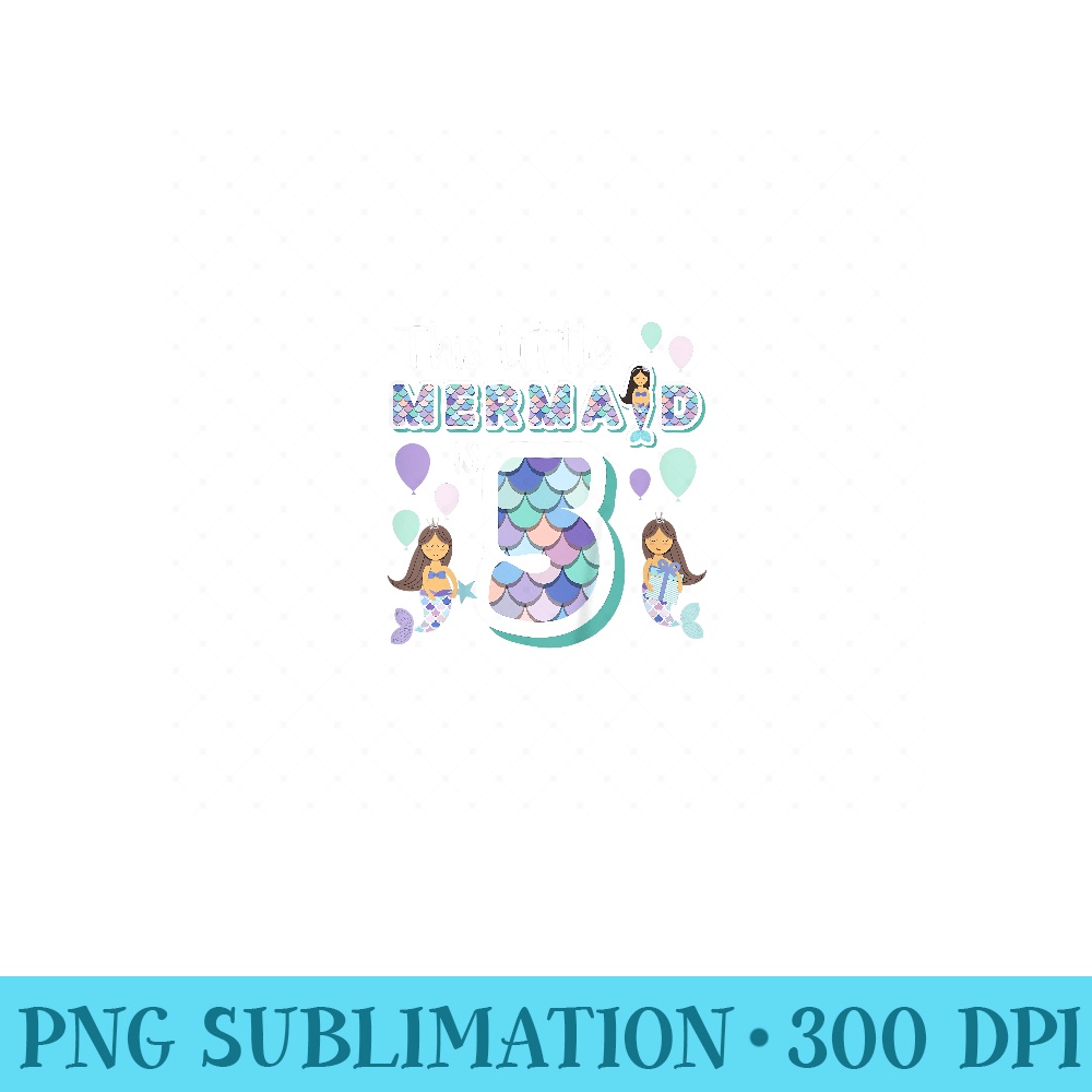 5 Year Old Mermaid Birthday Party Theme Girl 5th Girls - Tre - Inspire ...
