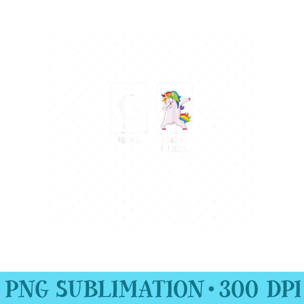 Principal Vs Assistant Principal funny unicorn graphic - PNG | Inspire ...