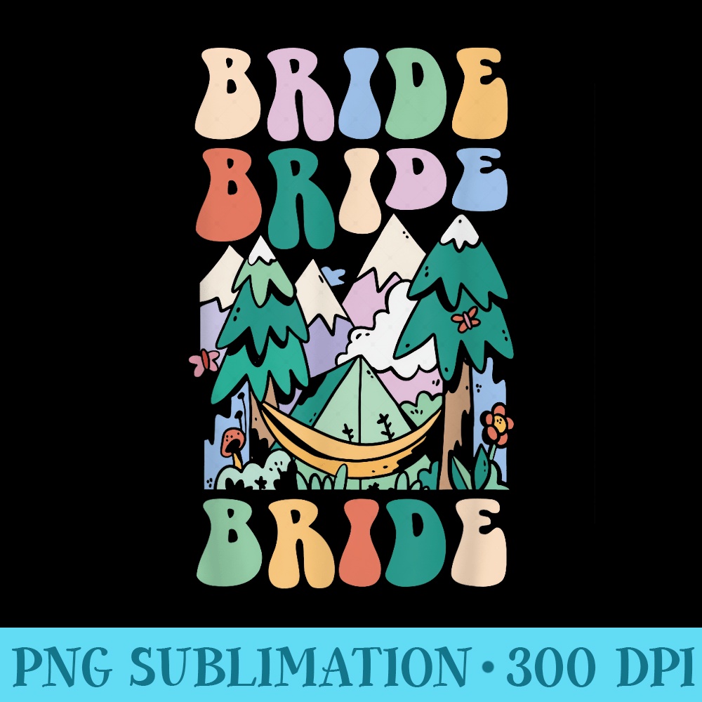 Camping Bridal Party Camp Bachelorette Camp Bride - Printabl - Inspire ...