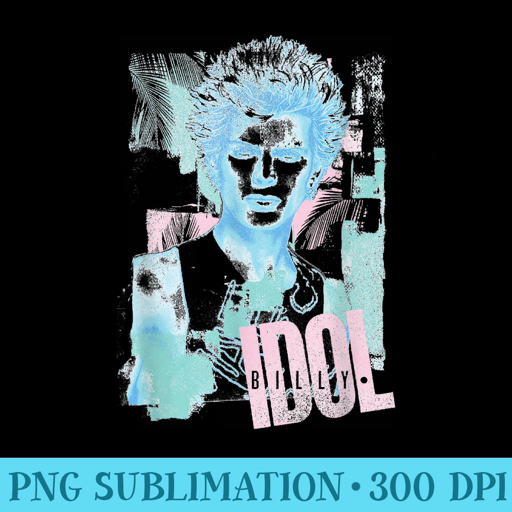 Billy Idol Eyes Without A Face - Unique PNG Artwork | Inspire Uplift