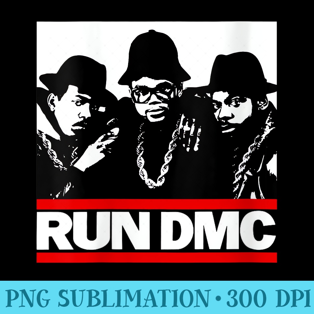 RUN DMC Trio Silhouette - High Quality PNG Files | Inspire Uplift