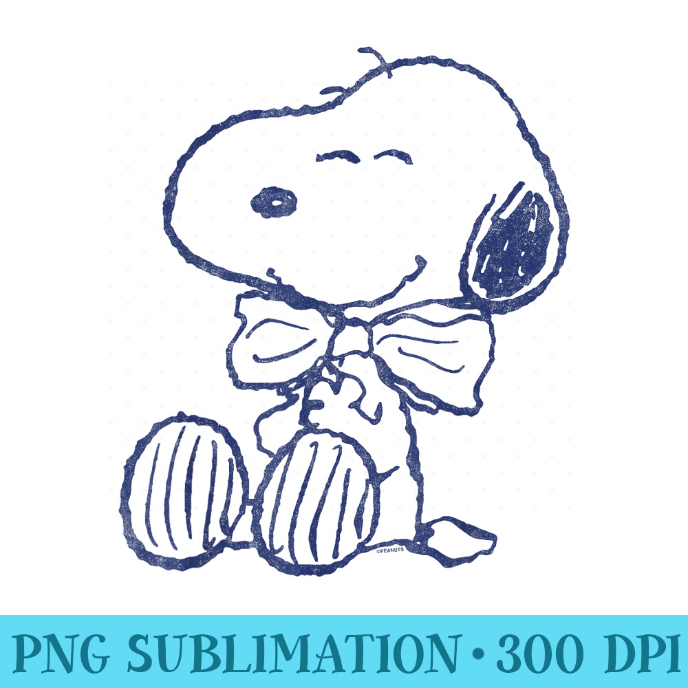 Peanuts - Snoopy Patriotic Bow Tie - Unique PNG Artwork | Inspire Uplift