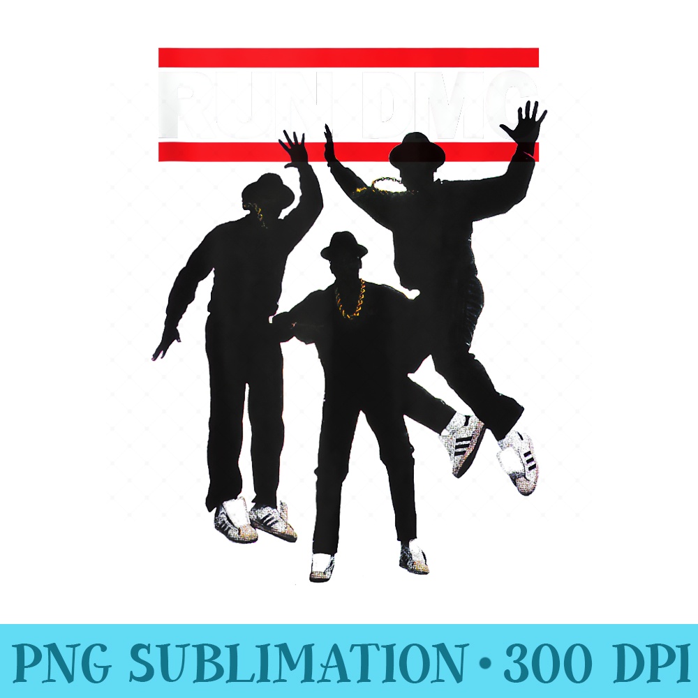 RUN DMC Jump Logo - Digital PNG Artwork | Inspire Uplift
