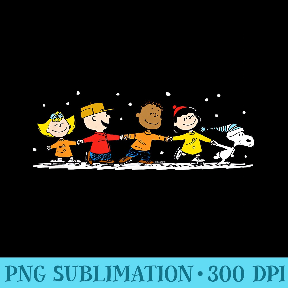 Peanuts - Snoopy Lucy Franklin Charlie Lucy Ice Skating - PN | Inspire ...