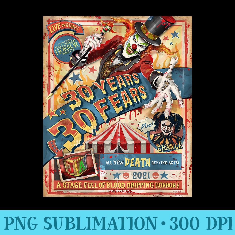 Halloween Horror Nights HHN Jack the Clown - Unique Sublimat | Inspire ...