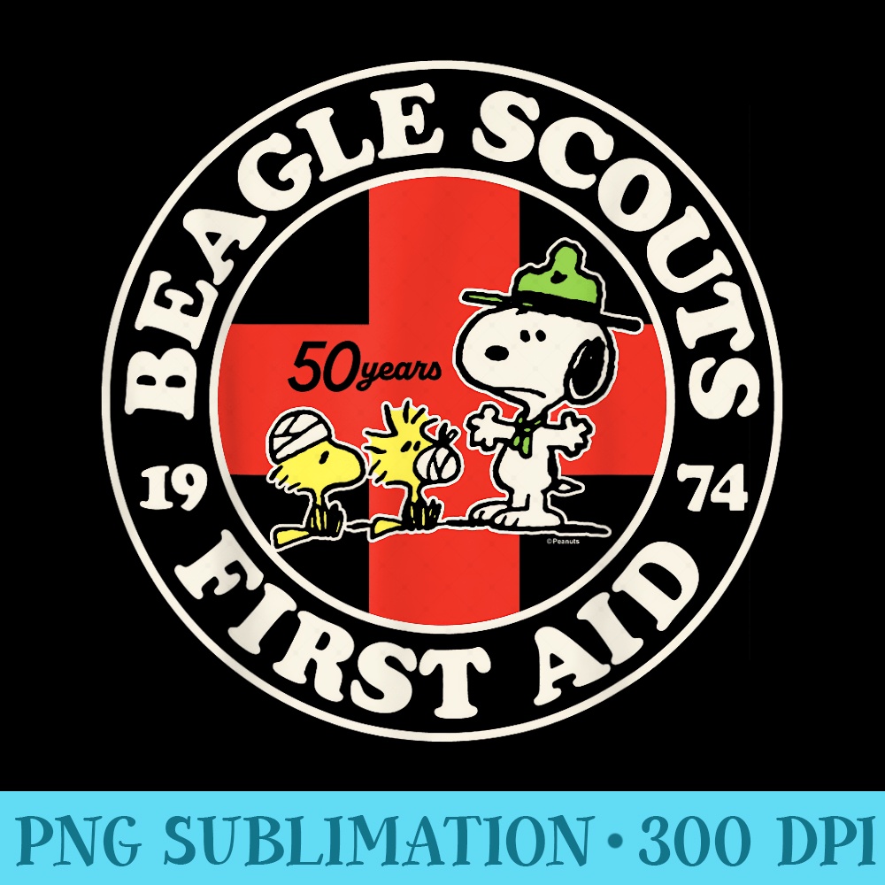 Peanuts - Beagle Scouts First Aid - Printable PNG Images | Inspire Uplift