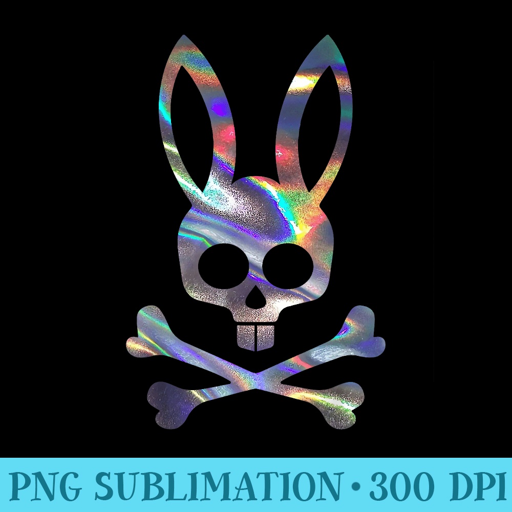 Scary Skull And Crossbones Bad Rabbit Horror Bunny Halloween | Inspire ...