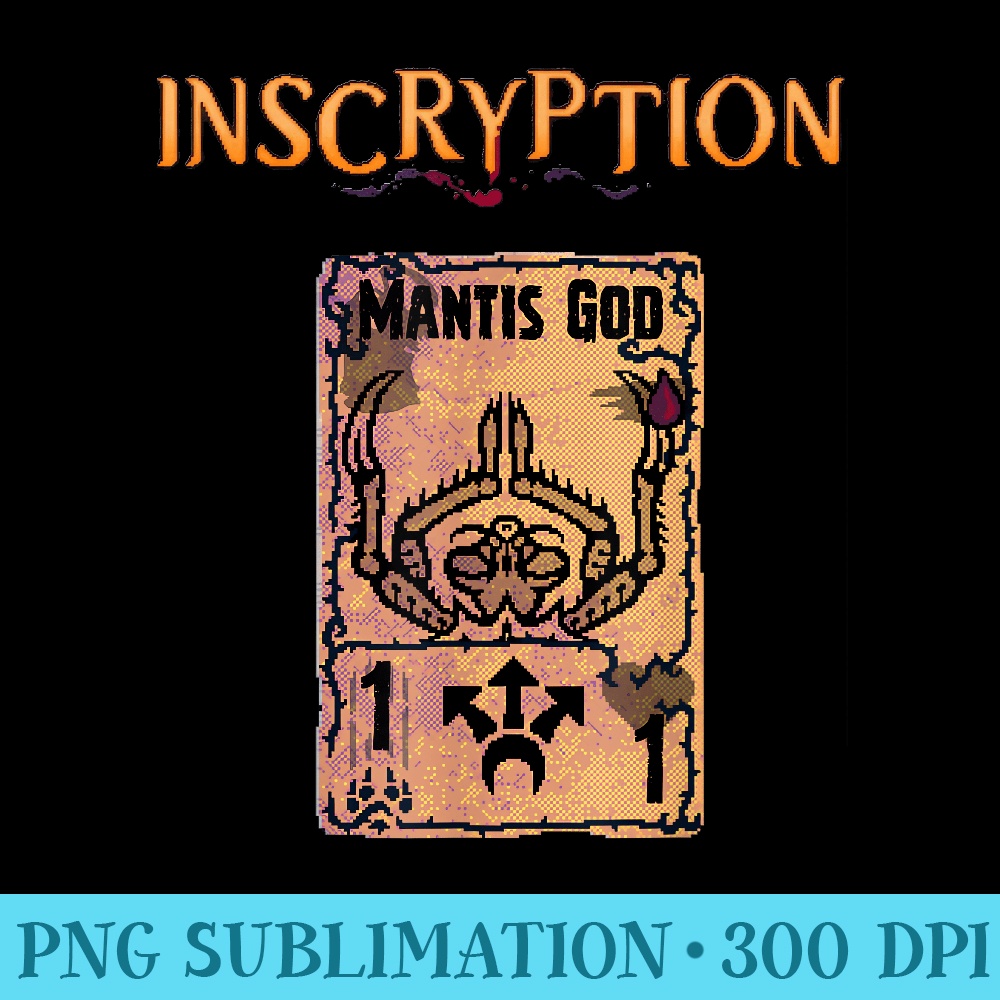 Inscryption Mantis God Psychological Horror Card Game - Prin | Inspire ...