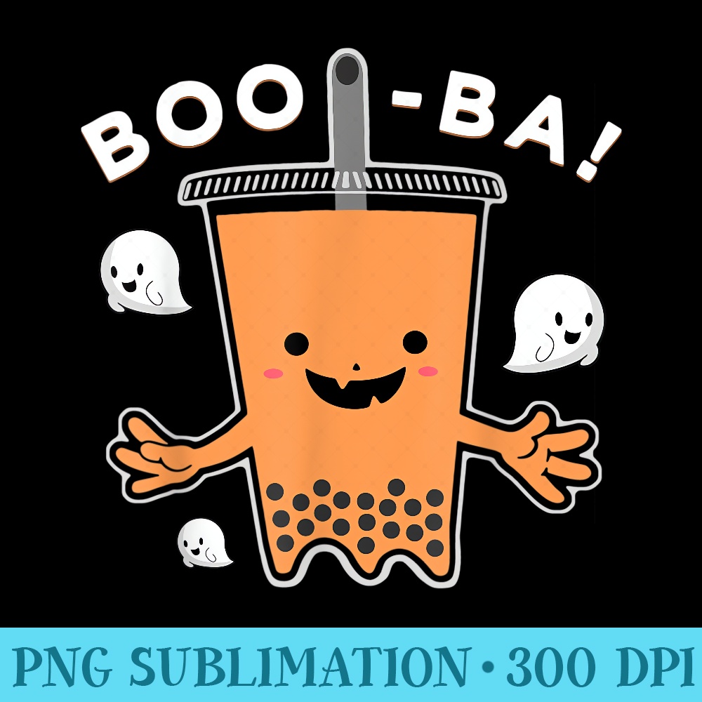 Kawaii Boba Milk Tea Halloween Ghost Bubble Pearl Drink - Bl | Inspire Uplift