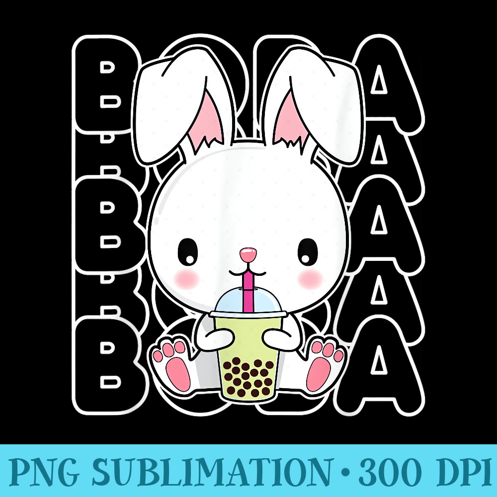 Kawaii Boba Bubble Milk Tea Rabbit Bunny ns Girls - Shirt Te | Inspire ...