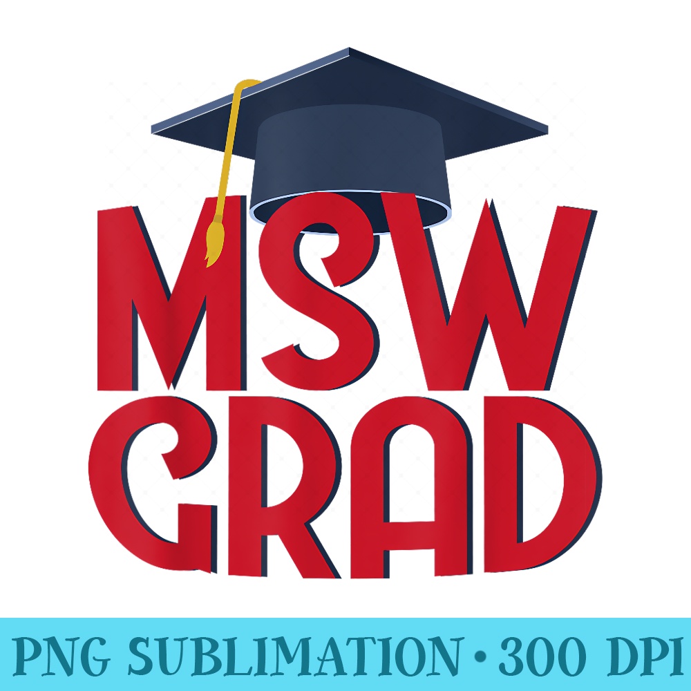 MSW Social Work Graduation Social Worker Masters Degree - Fr - Inspire ...