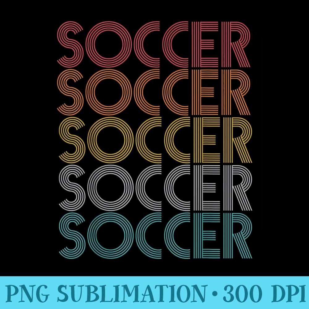 Retro Vintage Soccer - Unique Sublimation patterns | Inspire Uplift