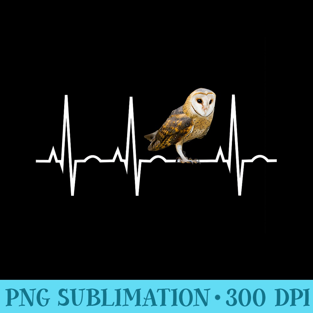 Barn Owl Bird of Prey Heartbeat for Birders - PNG Download I | Inspire ...