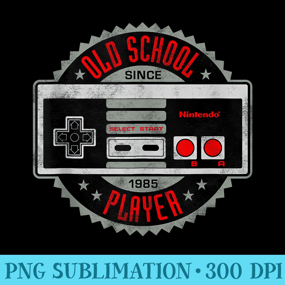 Nintendo NES Controller Old School Since 85 - PNG design dow - Inspire ...
