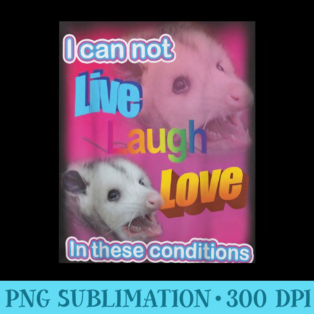 I can not live laugh love in these conditions Raccoon - Shir | Inspire ...