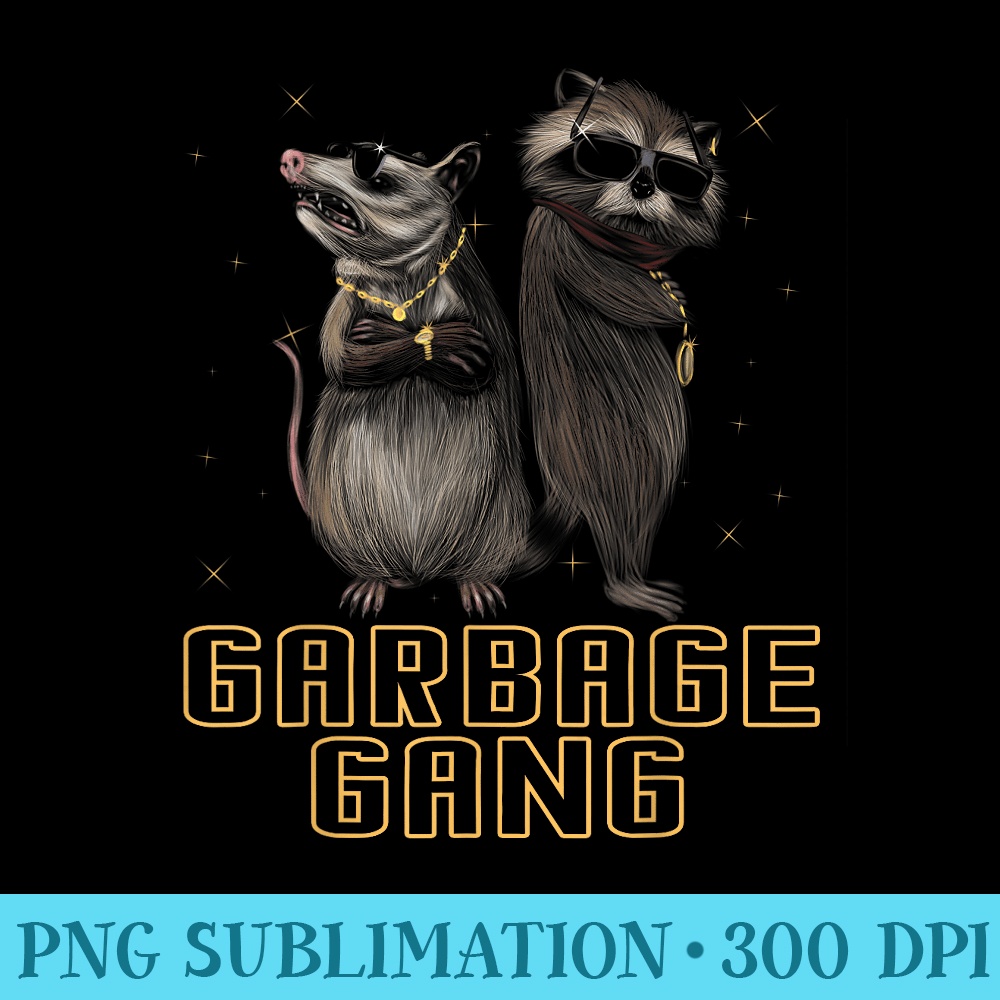 Garbage Gang Possum Animals Opossum Raccoon - Transparent PN | Inspire ...