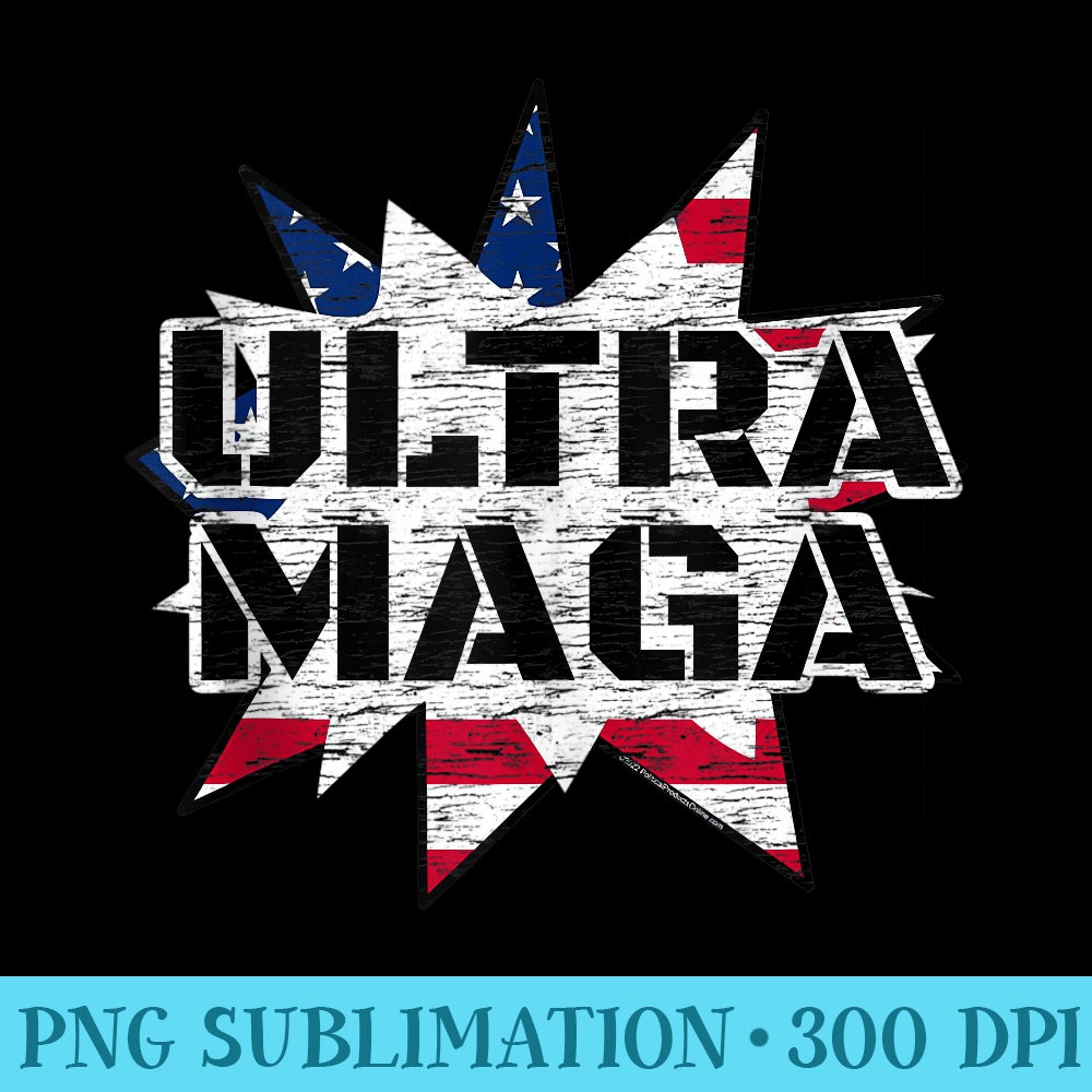 Mens Ultra Maga Funny Conservative Political Pro Trump - PNG | Inspire ...