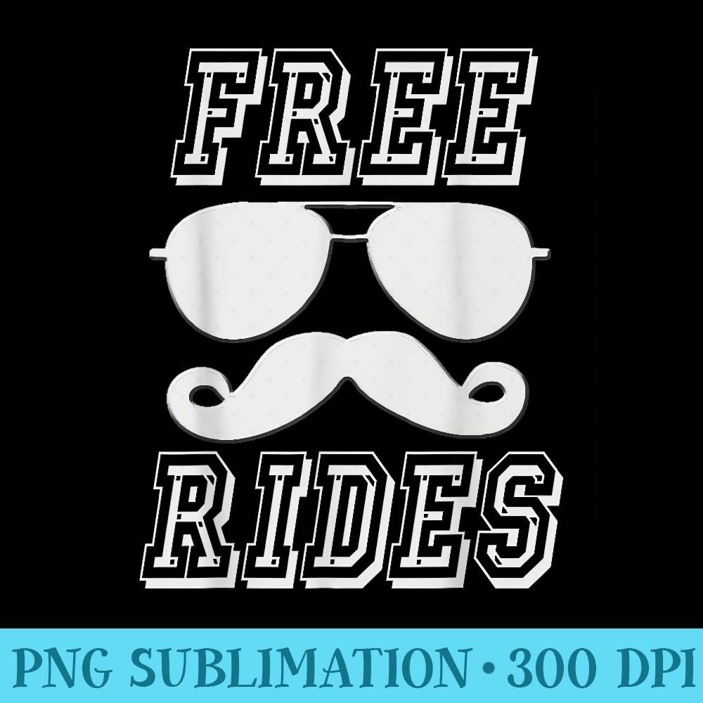 Funny Free Mustache Ride - PNG Download Clipart | Inspire Uplift