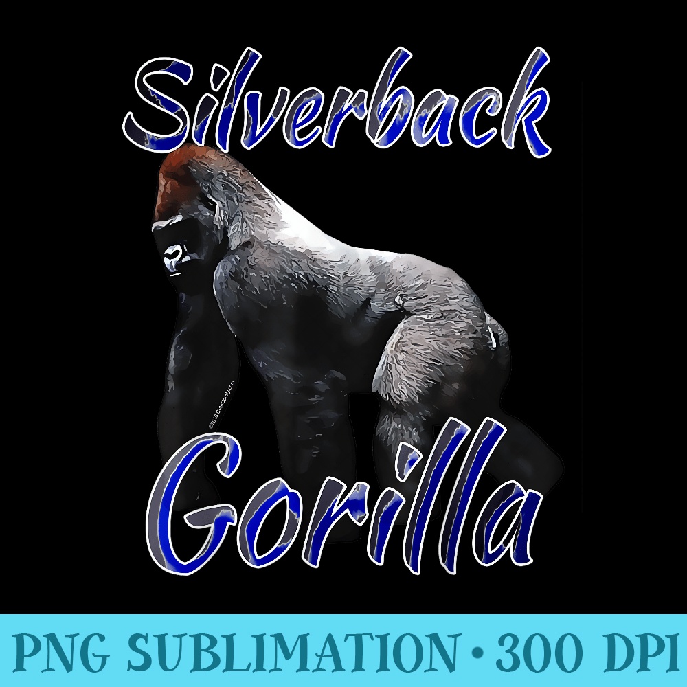 silverback gorilla svg - Inspire Uplift