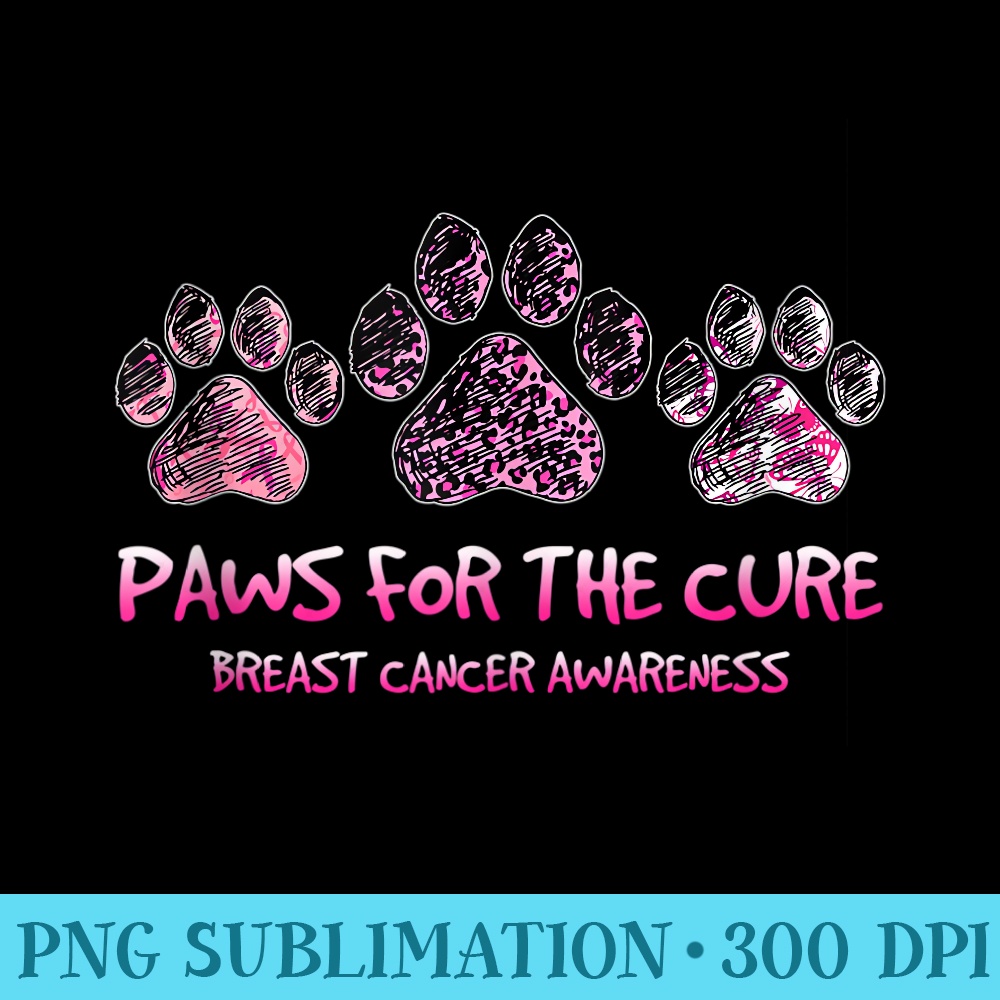 Paws For The Cure Dog Cat Lovers Breast Cancer Awareness - P | Inspire ...