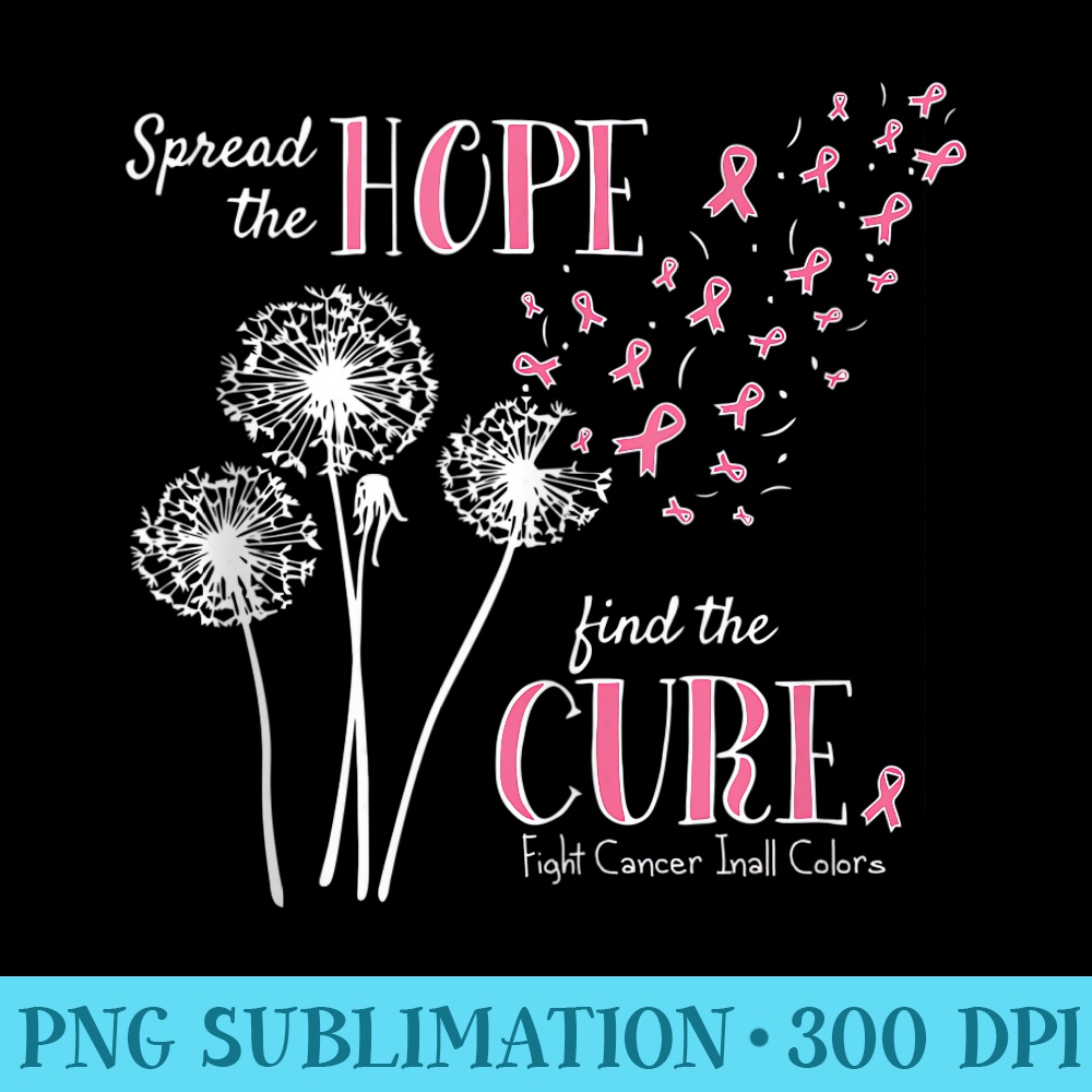Spread The Hope Find The Cure Fight Cancer Inall Co - Downlo | Inspire ...