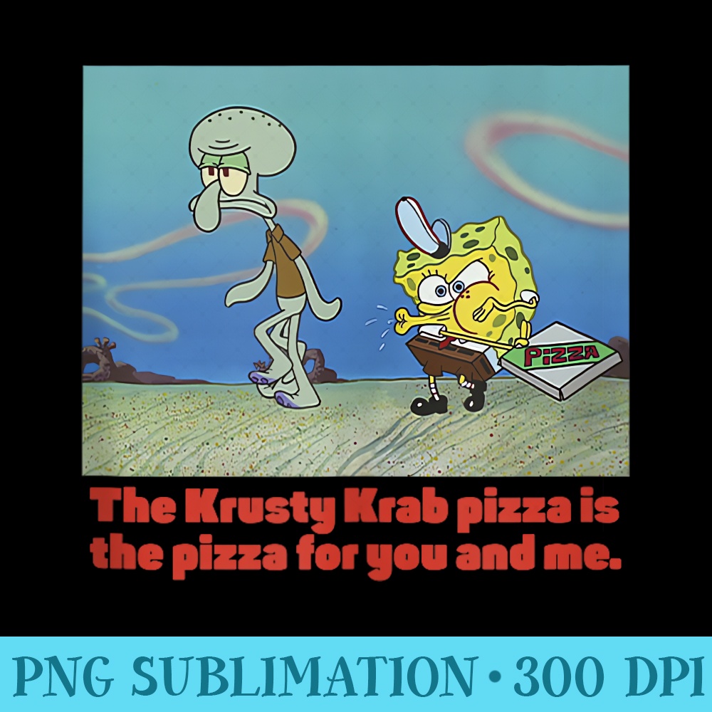 SpongeBob SquarePants SpongeBob Squidward Pizza - Unique Sub | Inspire ...