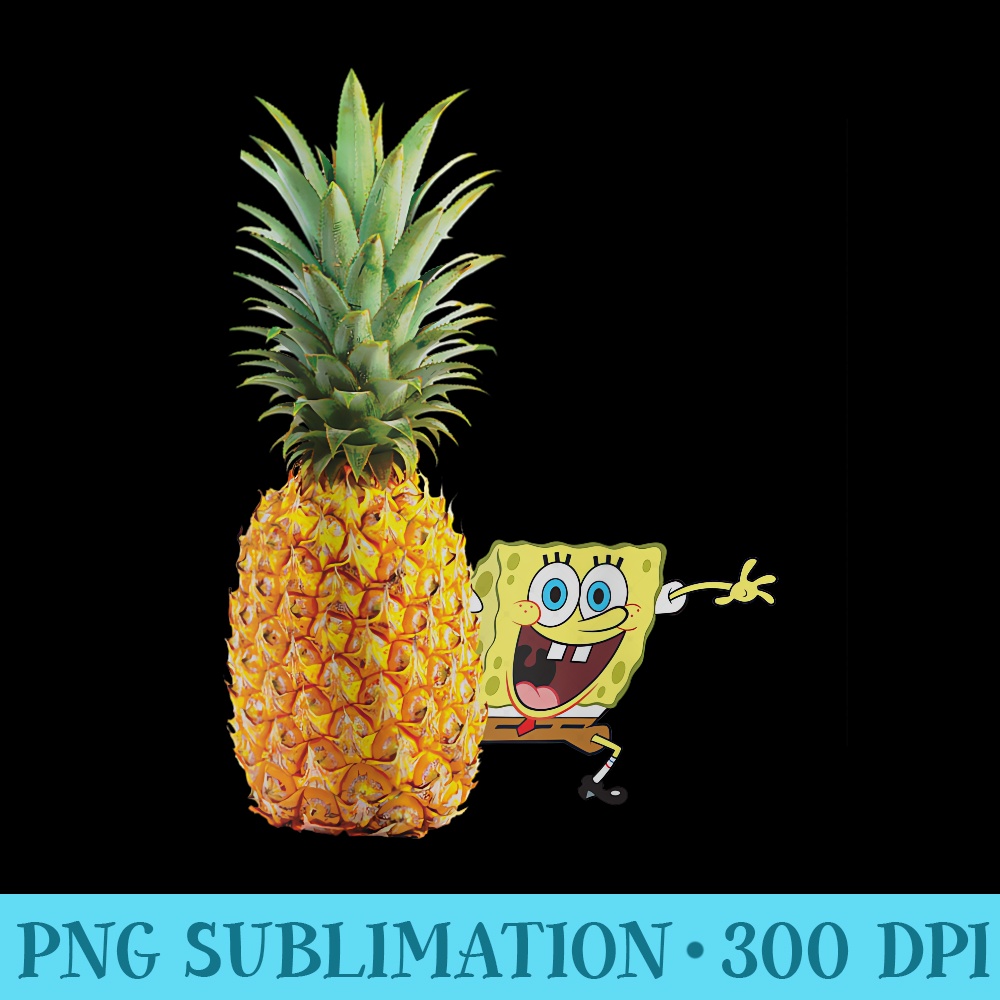 Pineapple And Spongebob Squarepants - PNG Templates Download | Inspire ...