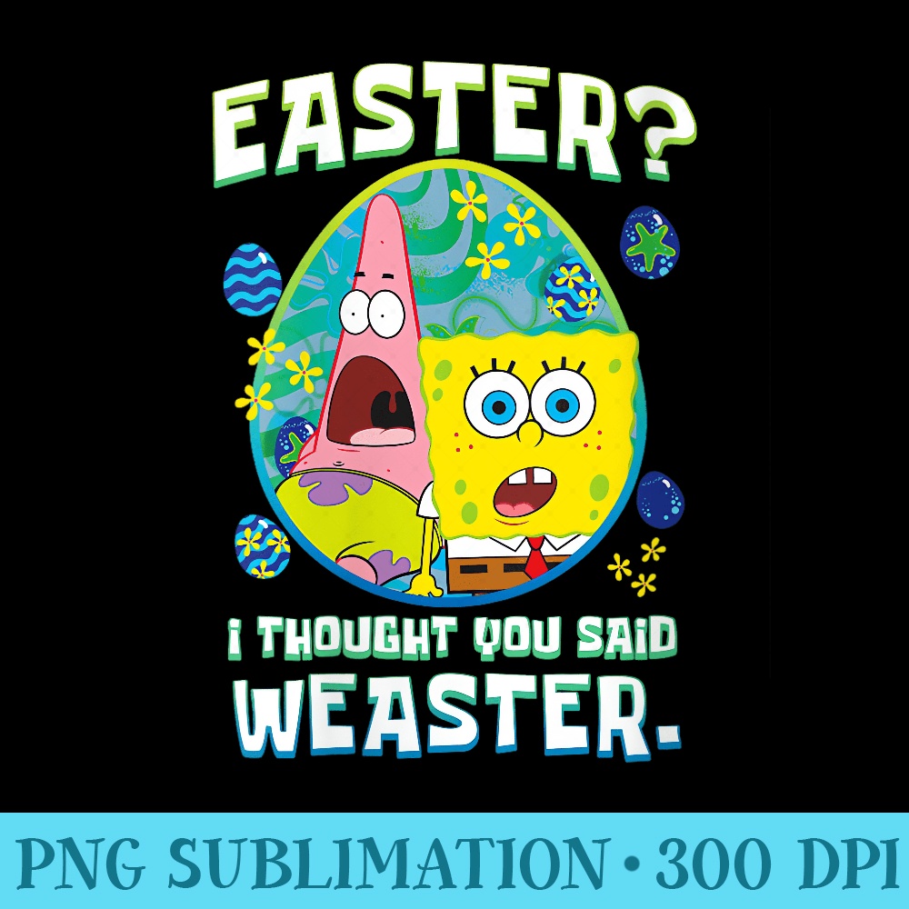 SpongeBob SquarePants And Patrick Easter Quote - Download PN | Inspire ...