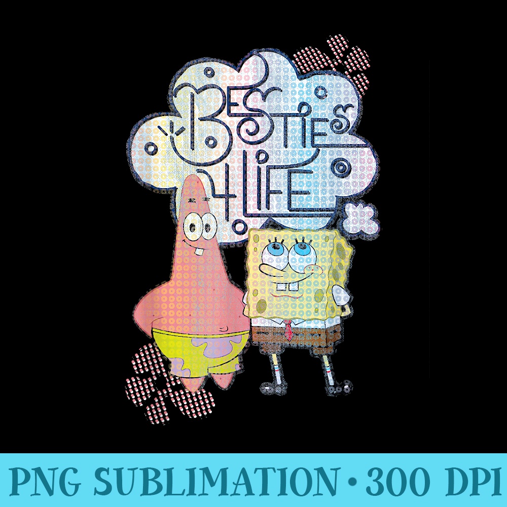Spongebob And Patrick Bestie 4 Life - PNG Image Library Down | Inspire ...