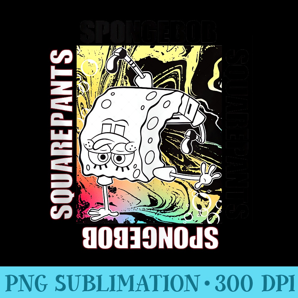 SpongeBob SquarePants Lava Lamp Trippy Pattern Portrait - Su | Inspire ...