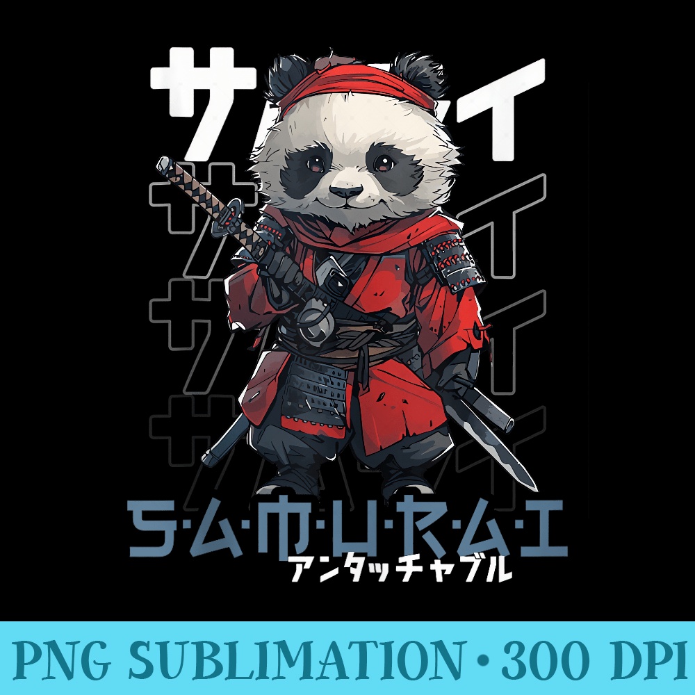 Japanese Panda Samurai Warrior Ukiyo Panda Sensei Samurai - | Inspire ...