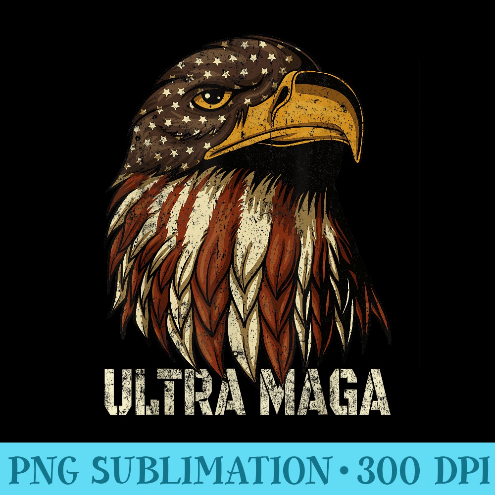 Ultra Maga US Flag USA Eagle American Ultra Mega - PNG Downl | Inspire ...