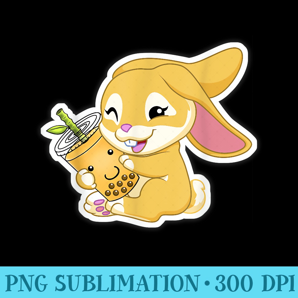 Year of the Rabbit Bunny Bae Bubble Boba Tea Chinese Zodiac | Inspire ...