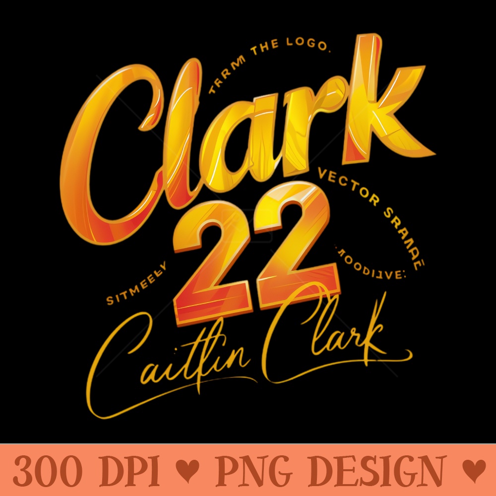 Clark 22 From the logo - Sublimation graphics PNG - Inspire Uplift