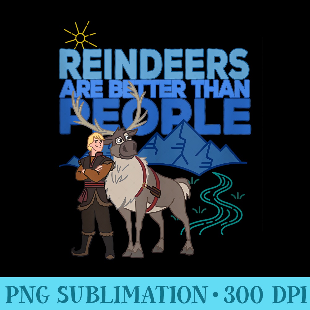 Disney Frozen Group Shot Reindeer Are Better Than People - P | Inspire ...