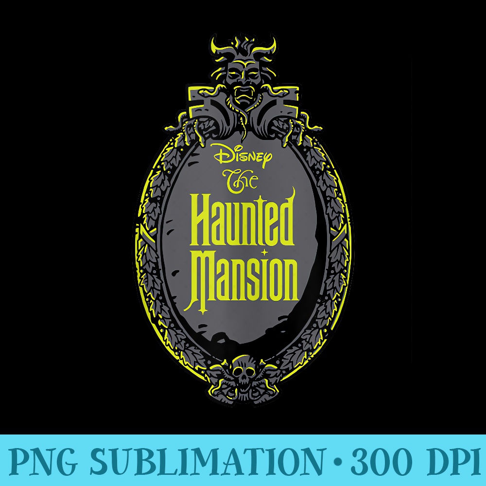 The Haunted Mansion Iconic Haunted Mirror Logo - High Resolu | Inspire ...