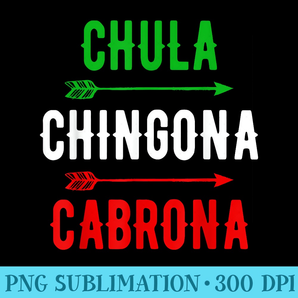 Chula Chingona Cabrona s Mexicana Latina Pride Fun - PNG Dow | Inspire ...