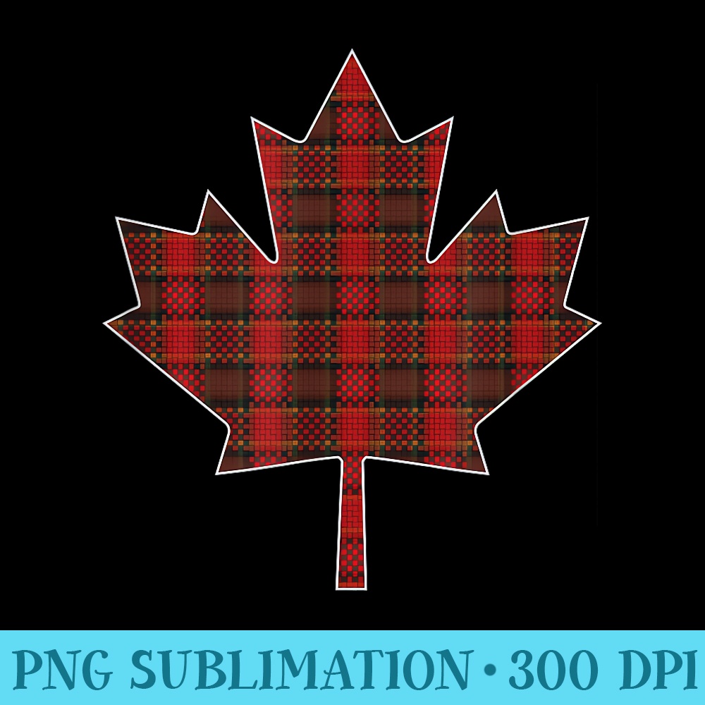 Canadian Plaid Flag T Canada Maple Leaf Pride - PNG Download | Inspire ...